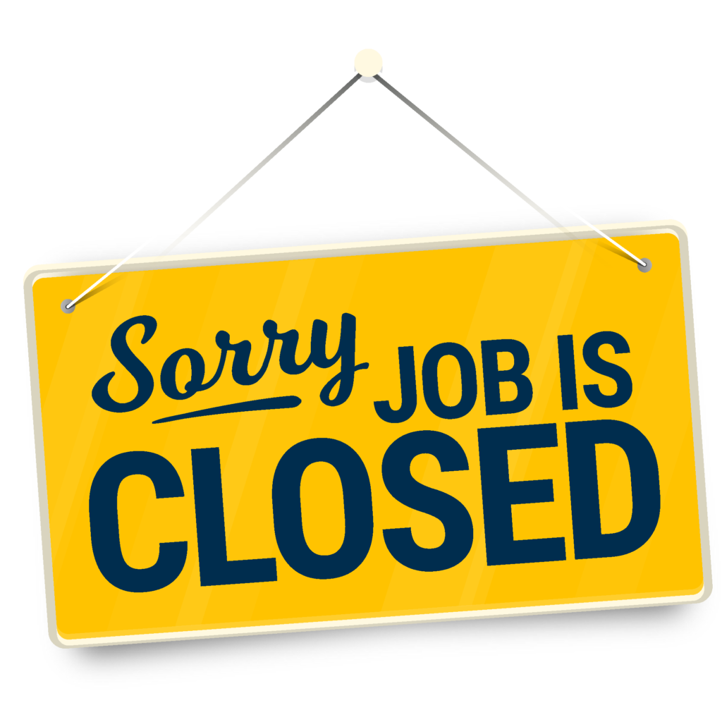 This Job Is Now Closed - RT Network Solutions